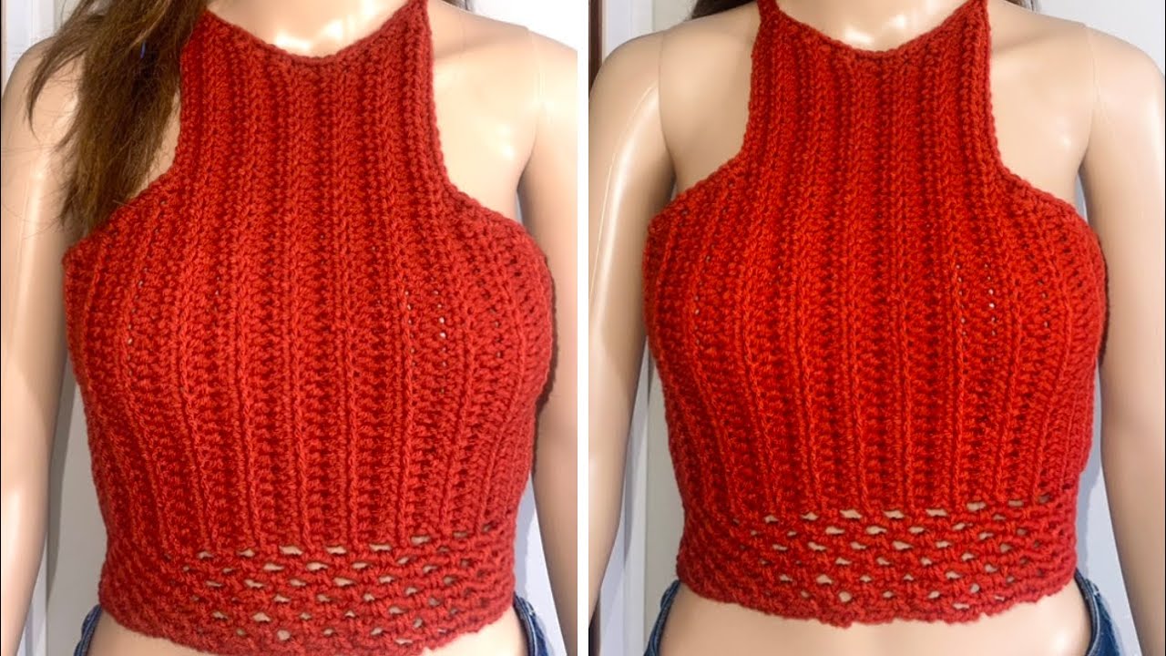 Crochet crop top/crochet turorial 🇵🇭🇺🇸 - YouTube