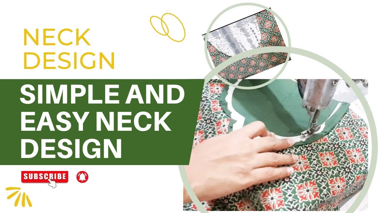 Simple And Easy Neck Design - YouTube