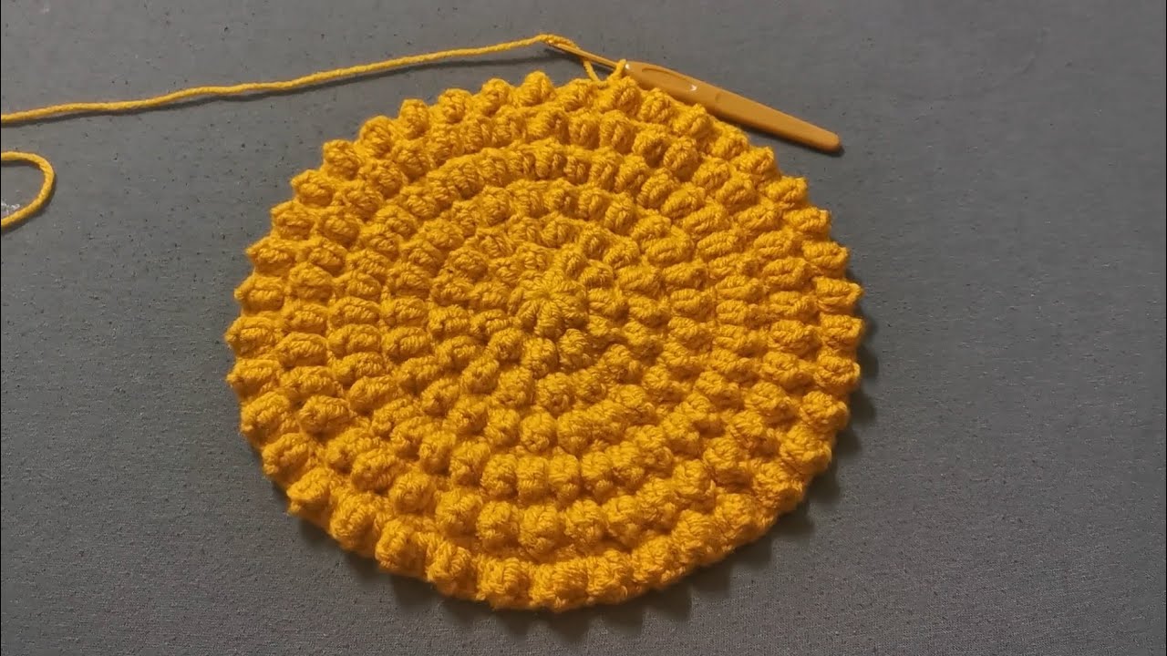 Crochet floor mat / কুশিকাটার ফ্লোর ম্যাট / Kushikatar flor mat ...