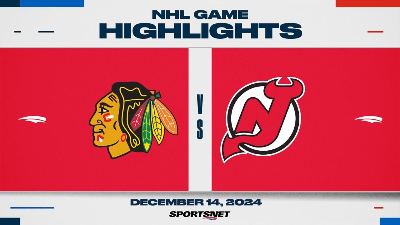 NHL Highlights | Blackhawks vs. Devils - December 14, 2024 - YouTube