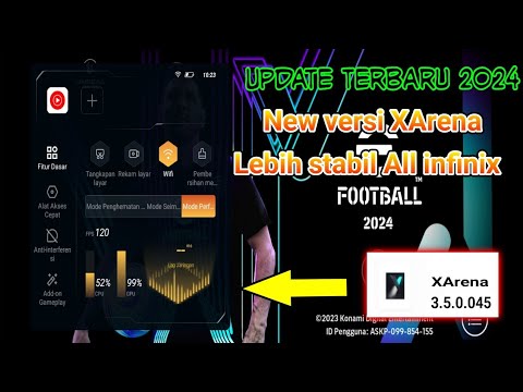Xarena versi 3.5.0.045 all infinix update terbaru 2024 performa lebih stabil - YouTube