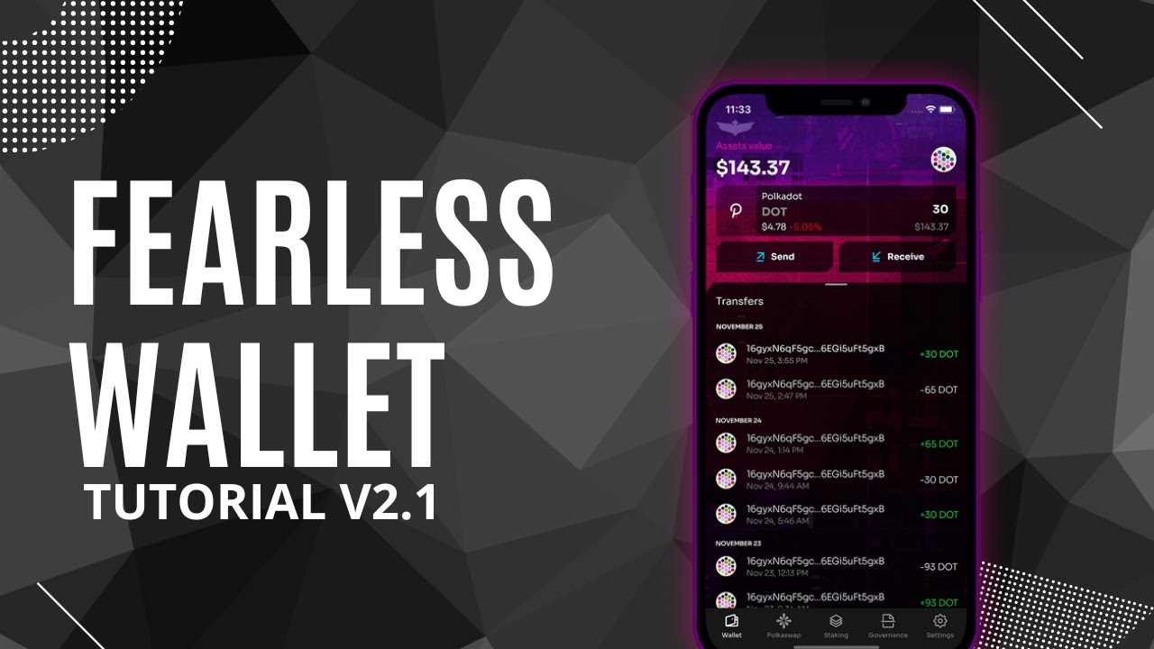 Dotsama Wallet Tutorial #1 | Fearless Wallet 🦅 | ENG - YouTube