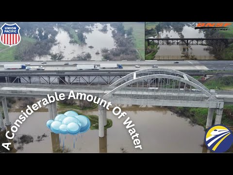 The Bridges Of Fresno County, CA HSR, Union Pacific & BNSF - YouTube