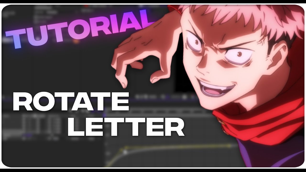Tutorial Rotate Letter | After Effect - YouTube
