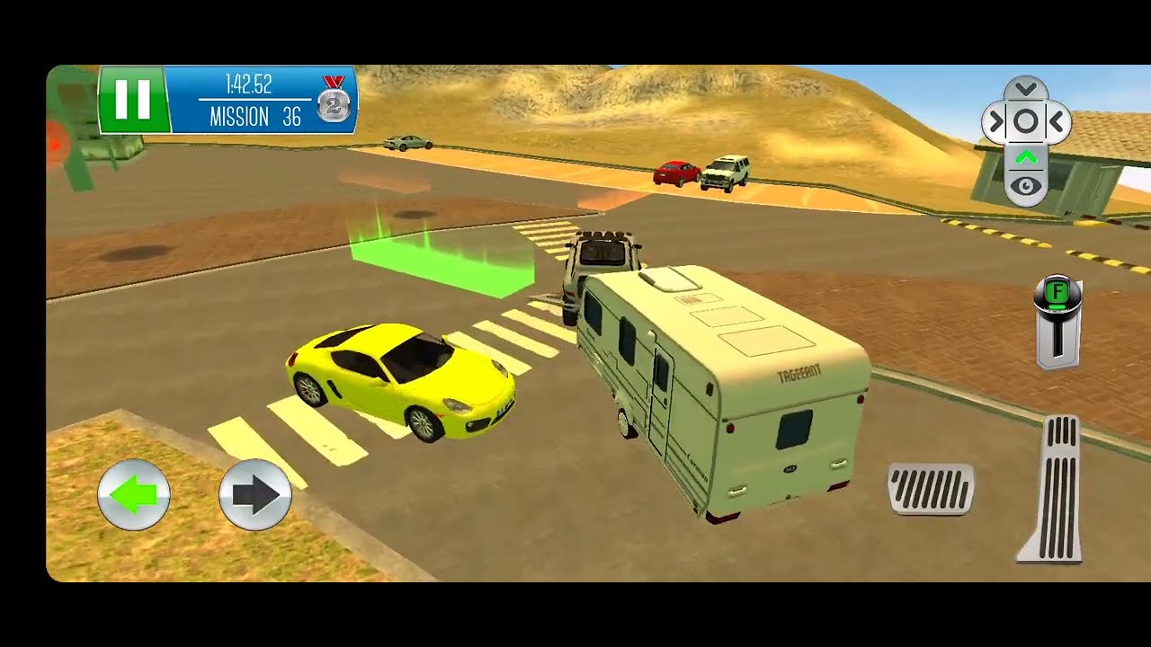 Parking Island Mountain Road #36 Mission 36- Car Driving skills ...