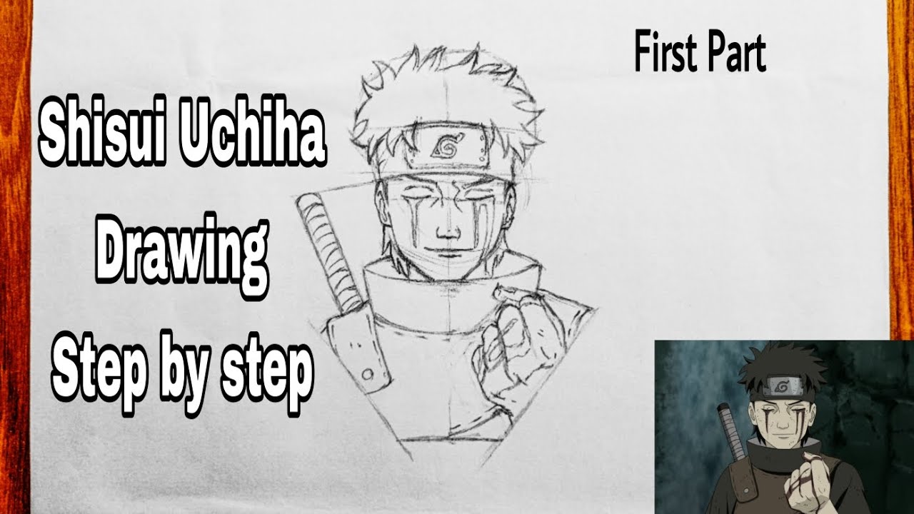 #3 How to Draw Shisui Uchiha from Naruto | Step by step @Karan_Singh ...