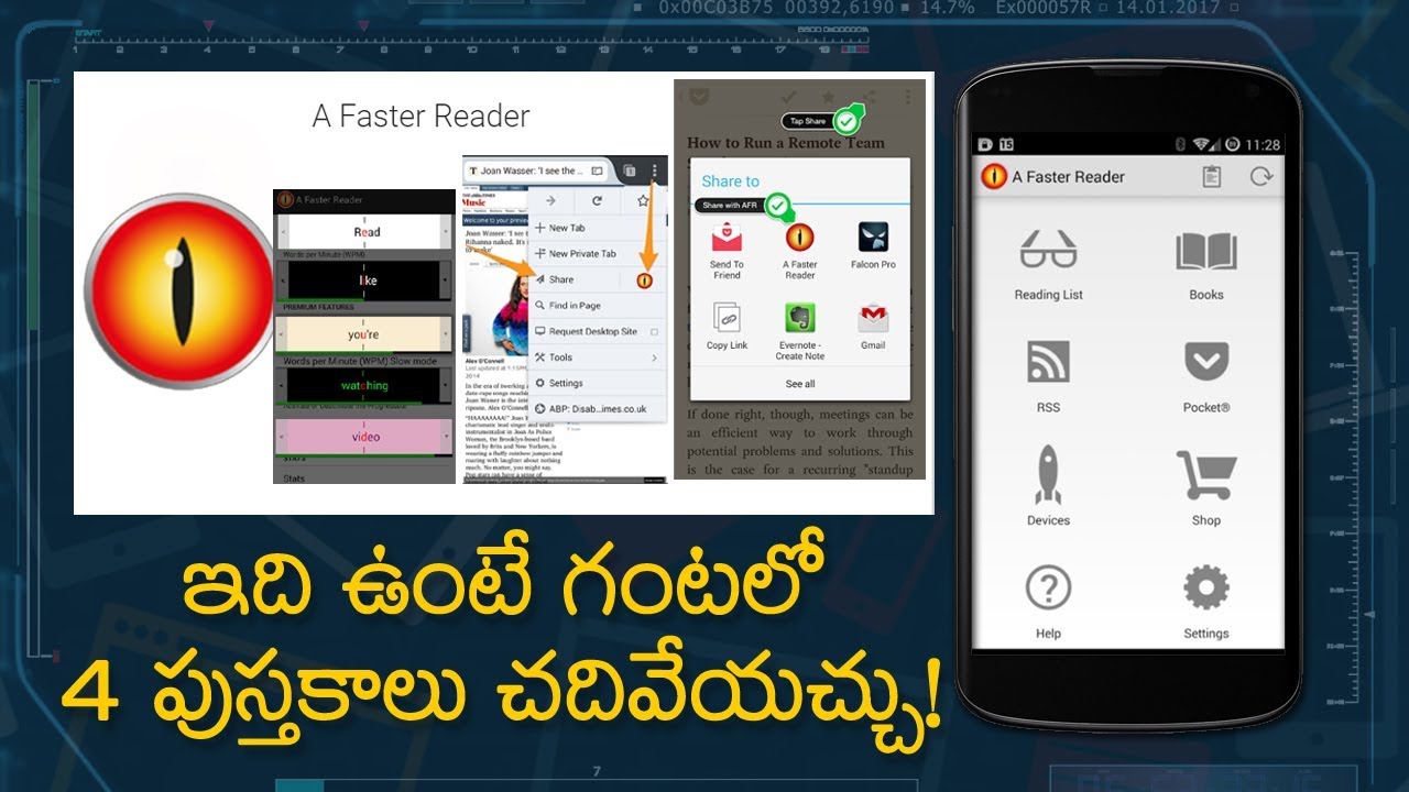 A Faster Reader Mobile Application Features And Review | ABN Tech ...