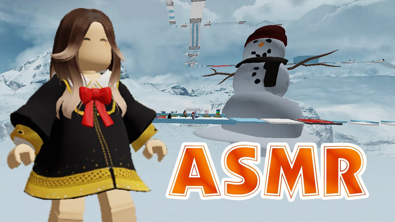 ROBLOX ASMR SNOW OBBY but it's very RELAXING - YouTube