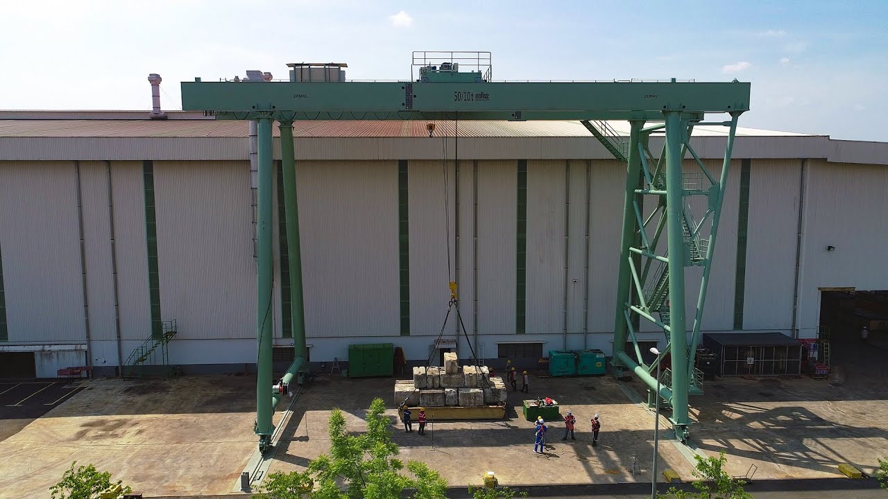 MHE-Demag Manufactured a 50t Gantry Crane to Japanese Industrial ...