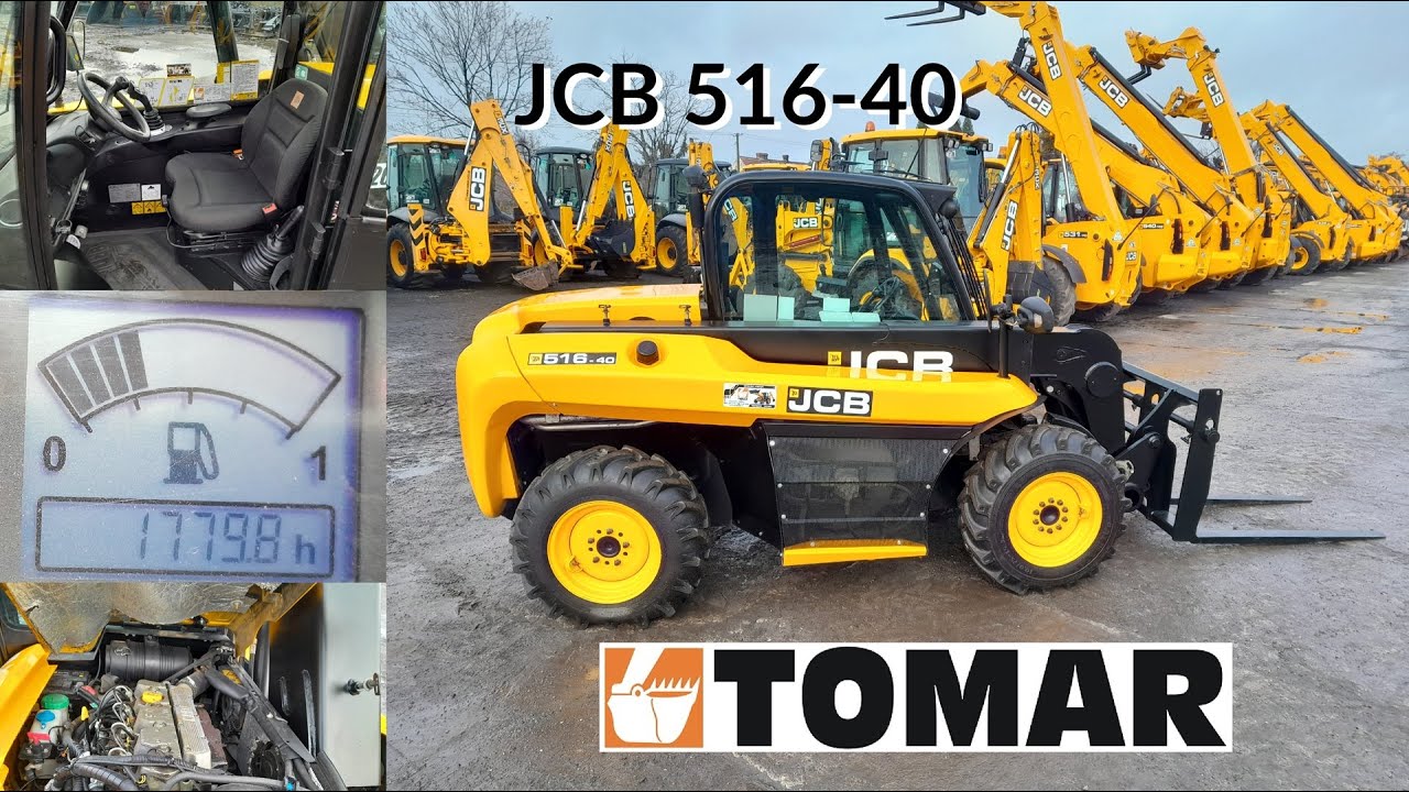 JCB 516 40 2017 r SKU 2923 tel +487 575 316 333 forklift telehandler ...