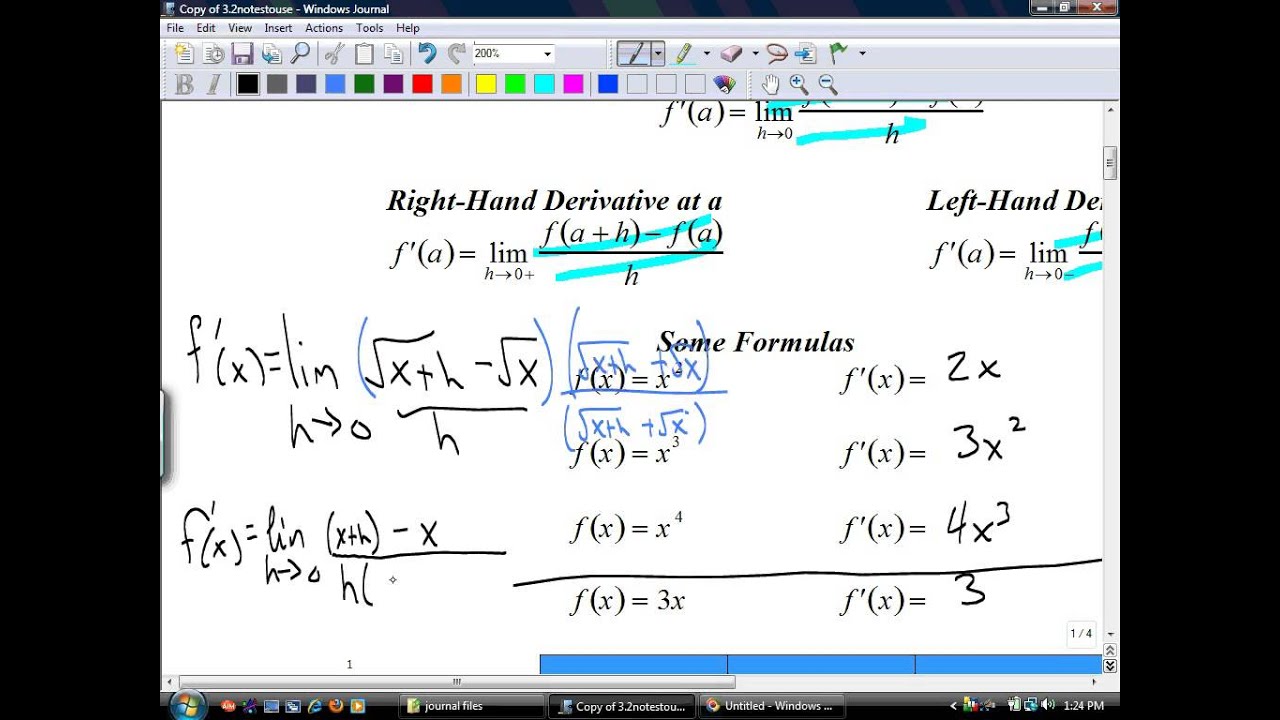 3 2 differentiability part 1 - YouTube