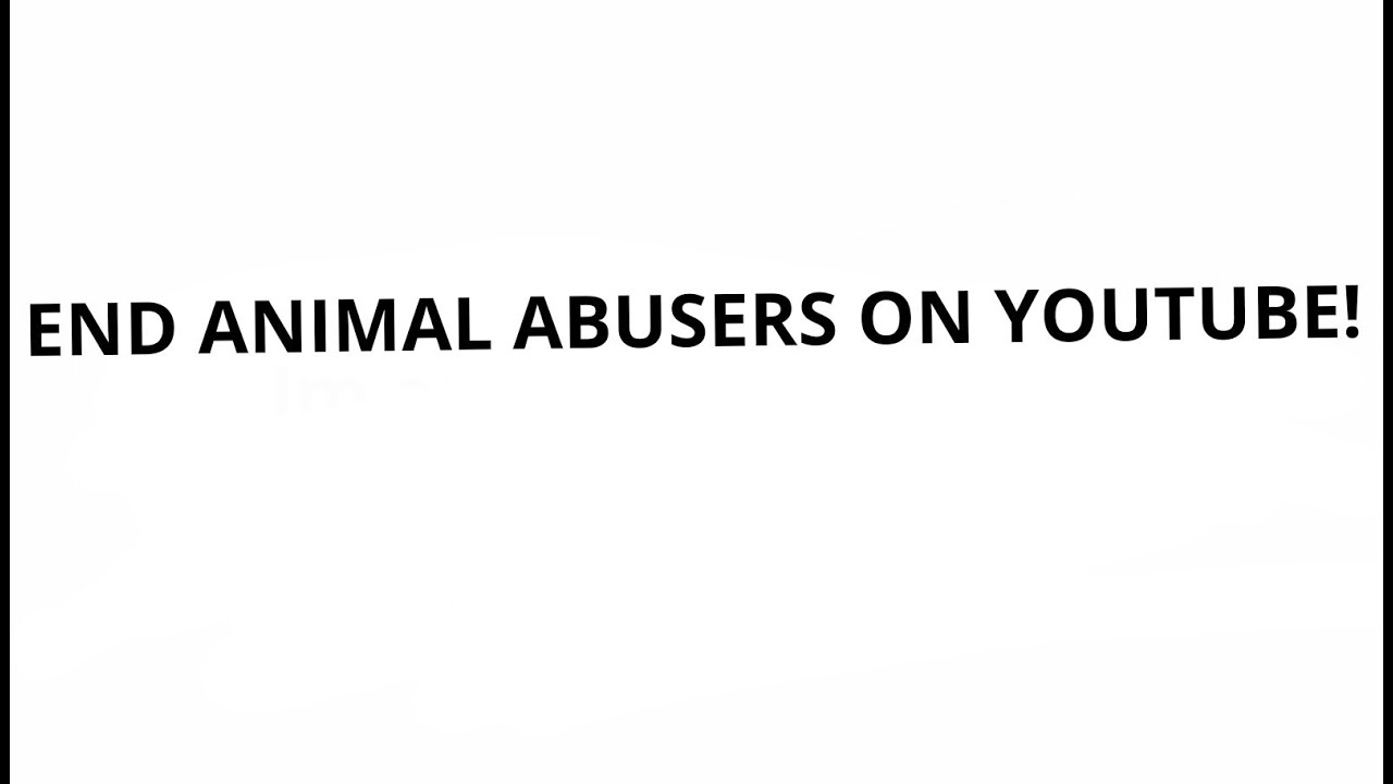 People abusing animals for clout. - YouTube