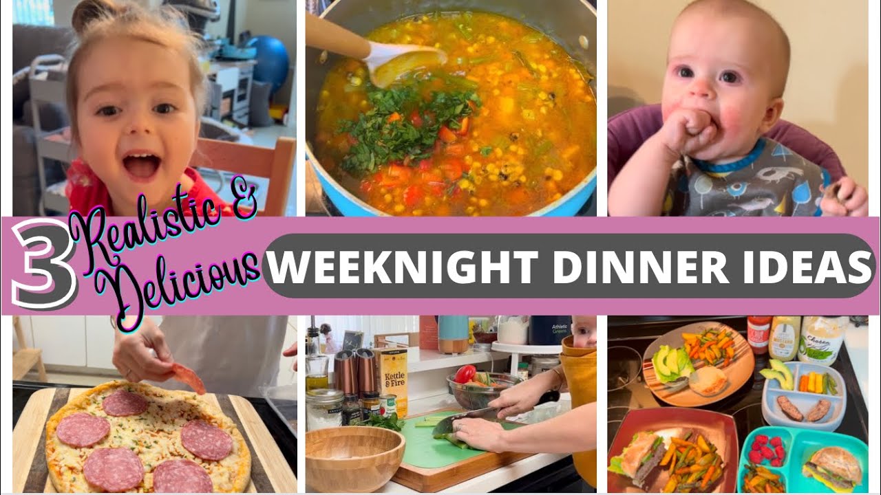 *NEW* 3 REALISTIC WEEKNIGHT DINNER IDEAS // COOK WITH ME 2022 - YouTube