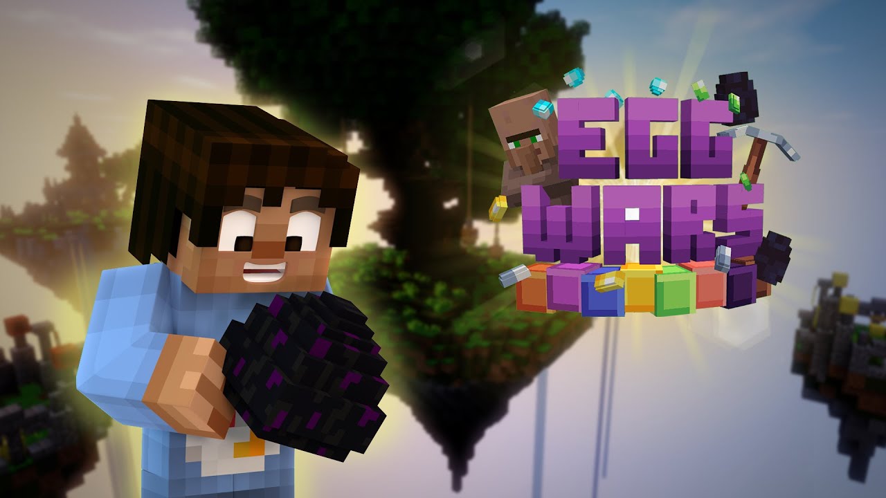 Micro Partida de EGG WARS en Minecraft Bedrock - YouTube