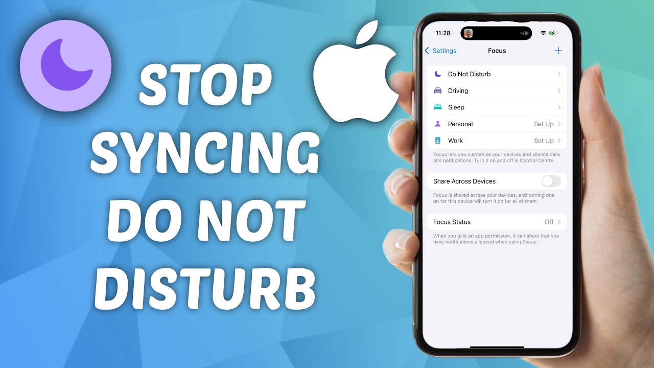 How to Stop Syncing Do Not Disturb Across Devices from iPhone - YouTube