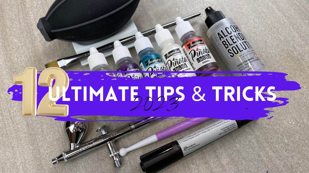 How To Use Alcohol Inks: A Beginner's Guide - YouTube
