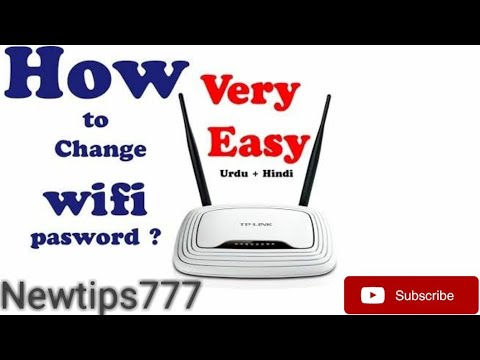 HOW TO CHANGE WIFI PASSWORD/CHANGE USERNAME AND PASSWORD OF WIFI/EASY ...