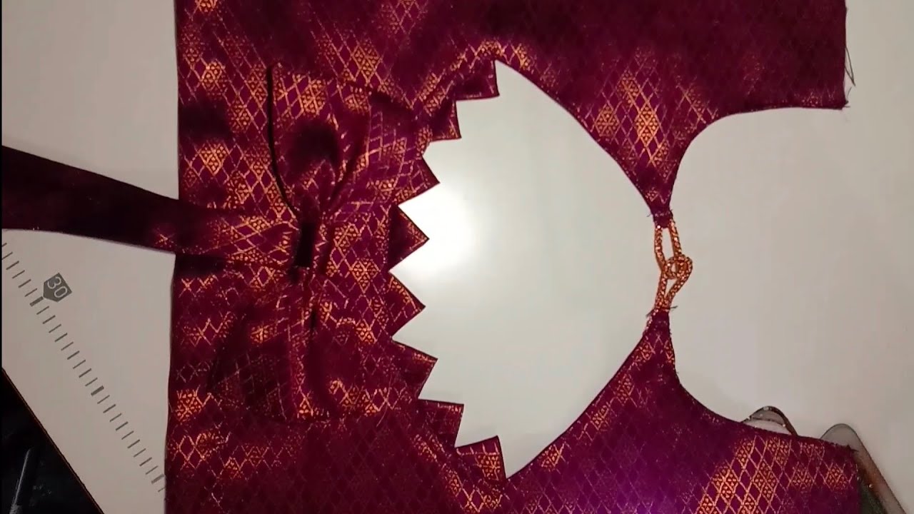 Fancy Blouse Back design - YouTube