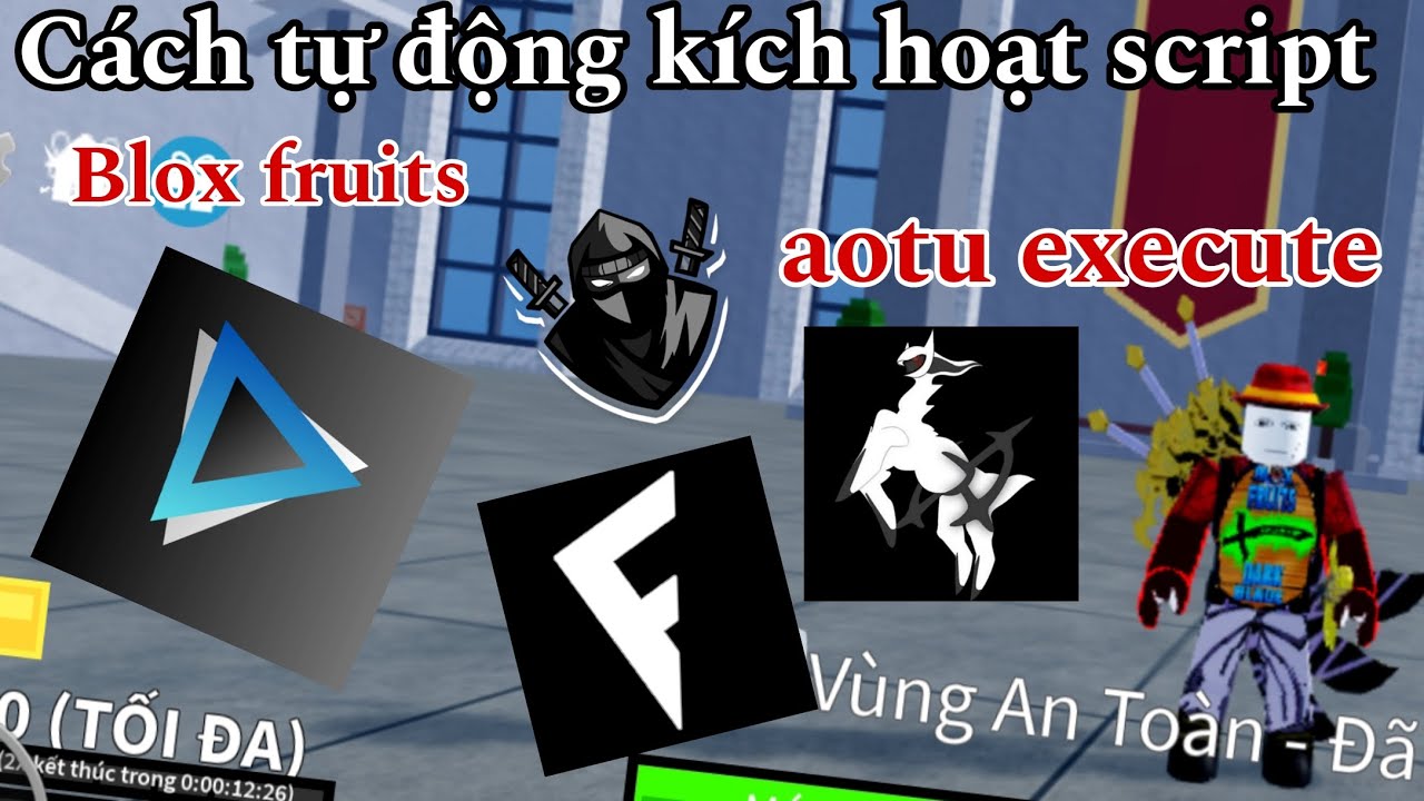 How to automatically activate Blox fruits hack script - aotu execute ...