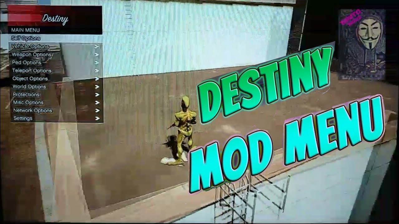 GTA5♤MOD MENU DESTINY V1.2 / DOWNLOAD - YouTube