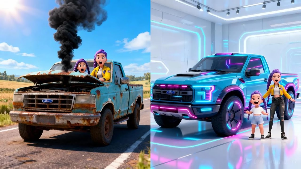 🔧 From Junk to JET CAR! Rumi’s Mom Builds the ULTIMATE Ride! KPOP Demon ...