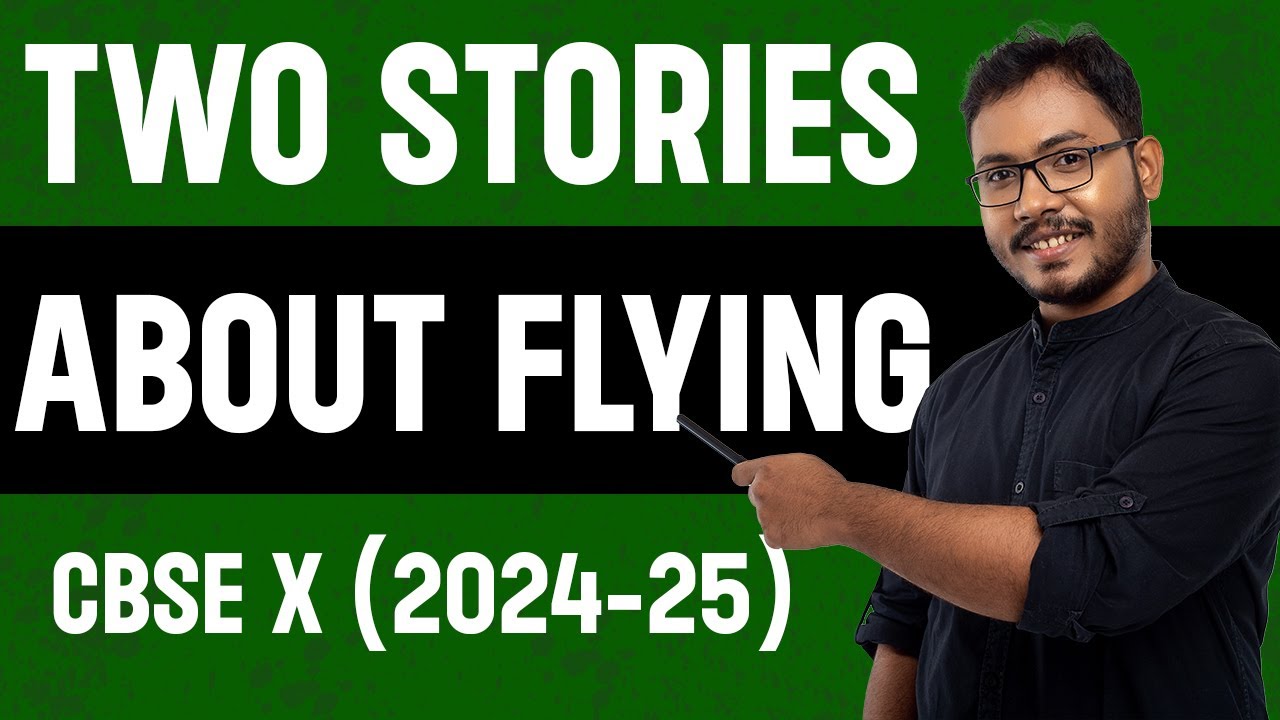 TWO STORIES ABOUT FLYING PT 1 | HIS FIRST FLIGHT (IN HINDI) | FIRST FLIGHT | CBSE CLASS X - YouTube