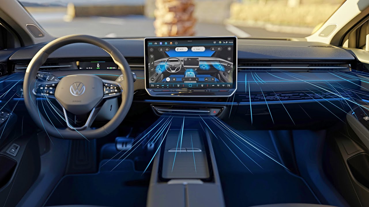 New Volkswagen ID.7 (2024) | Interior & Smart Air Vents Explained - YouTube
