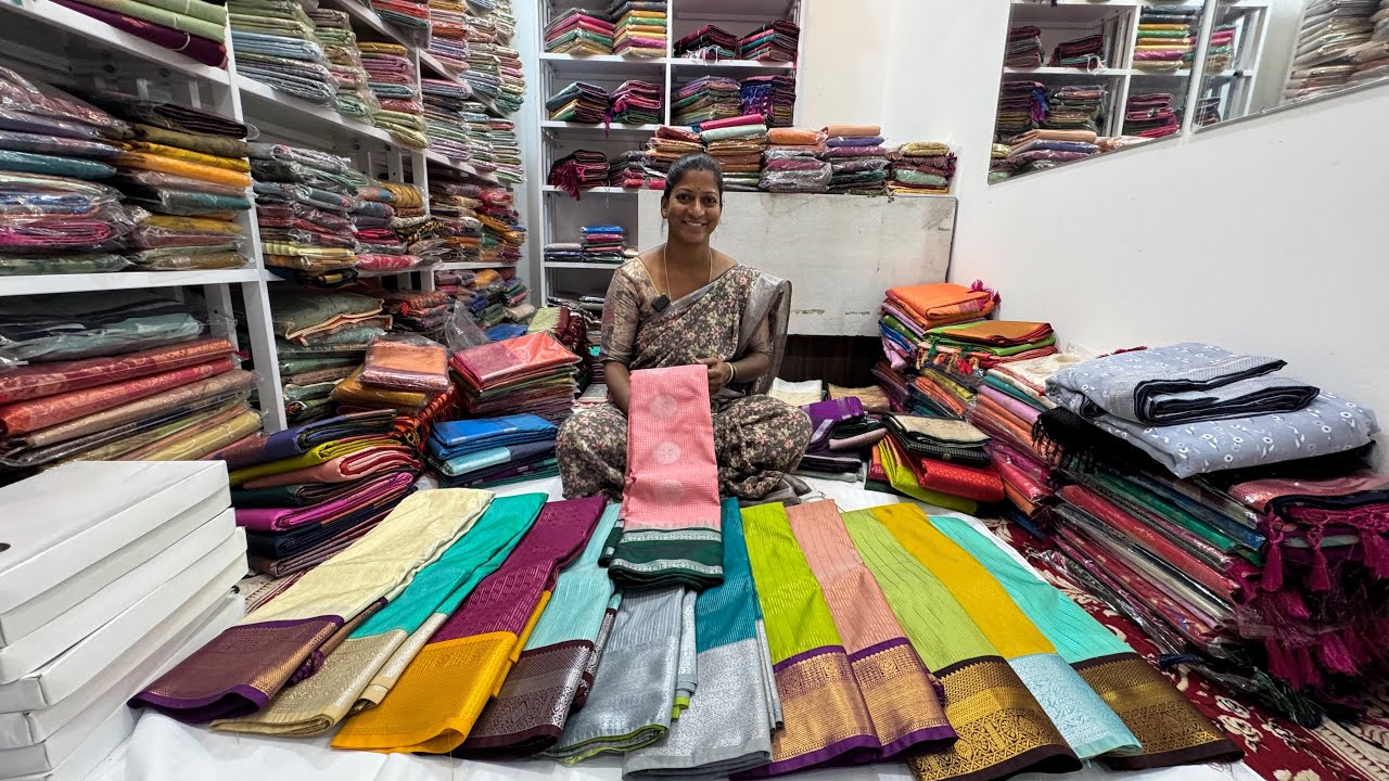 Chickpet Bangalore Silk Sarees | Direct from Weavers | New Shop Launch ...
