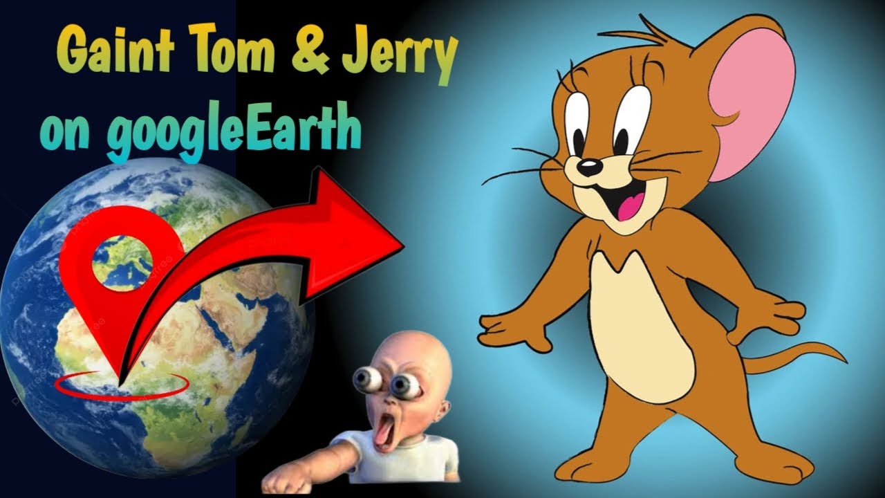 Giant 🥱 Tom & Jerry on google maps and googleearth 🌎#map #earth ...