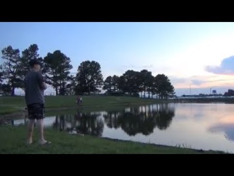 Fishing at Nelson Pond Community Lake - YouTube