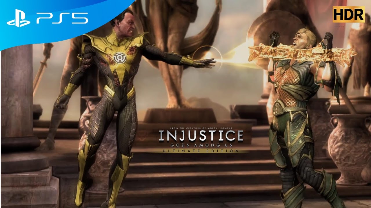 (PS5) Injustice Gods Among Us | Gameplay | Aquaman & Superman Lose with ...