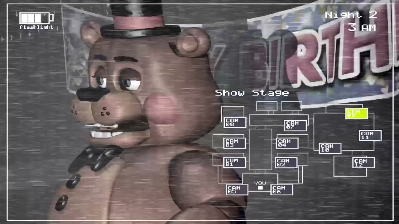 Fnaf 2 night 2 win - YouTube