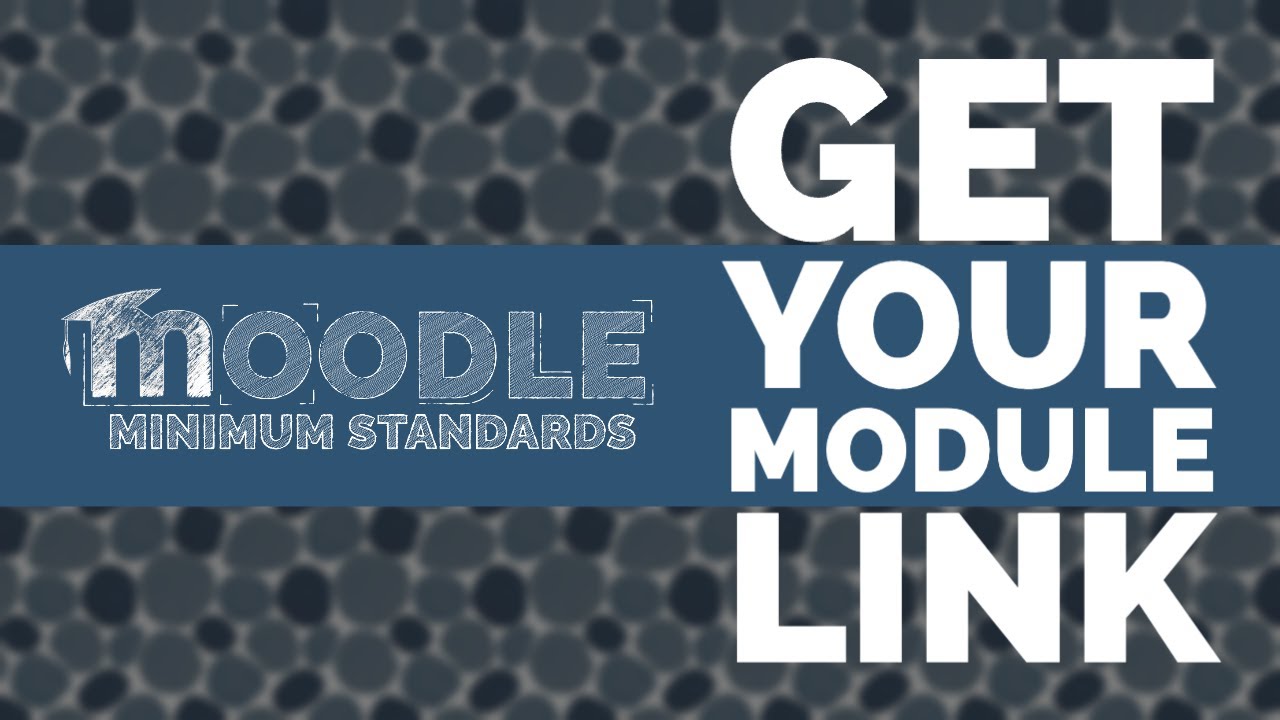 Get links for your modules - YouTube