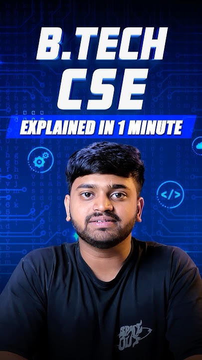 BTech CSE Explained in 1 Minute | Is B.Tech CSE Worth It in 2025? | Intellipaat #shorts - YouTube