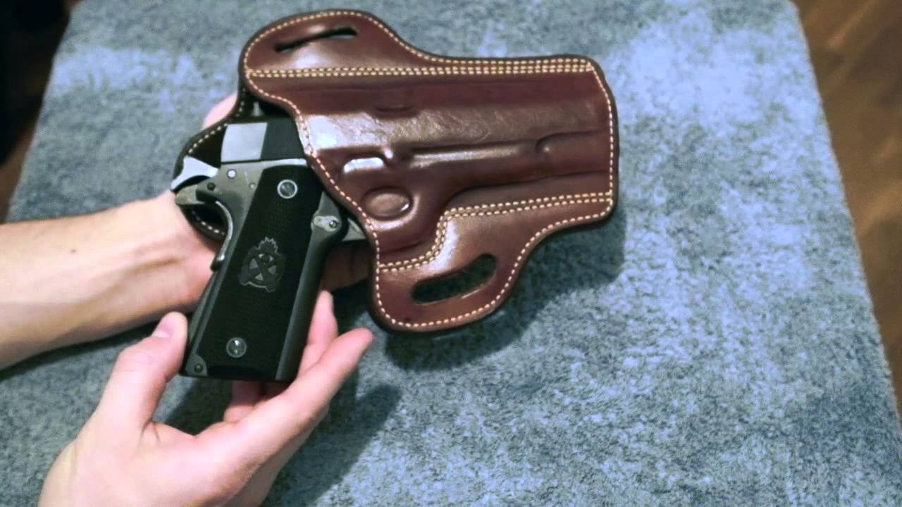 Ross Leather M5WN OWB Pancake Holster Review - YouTube
