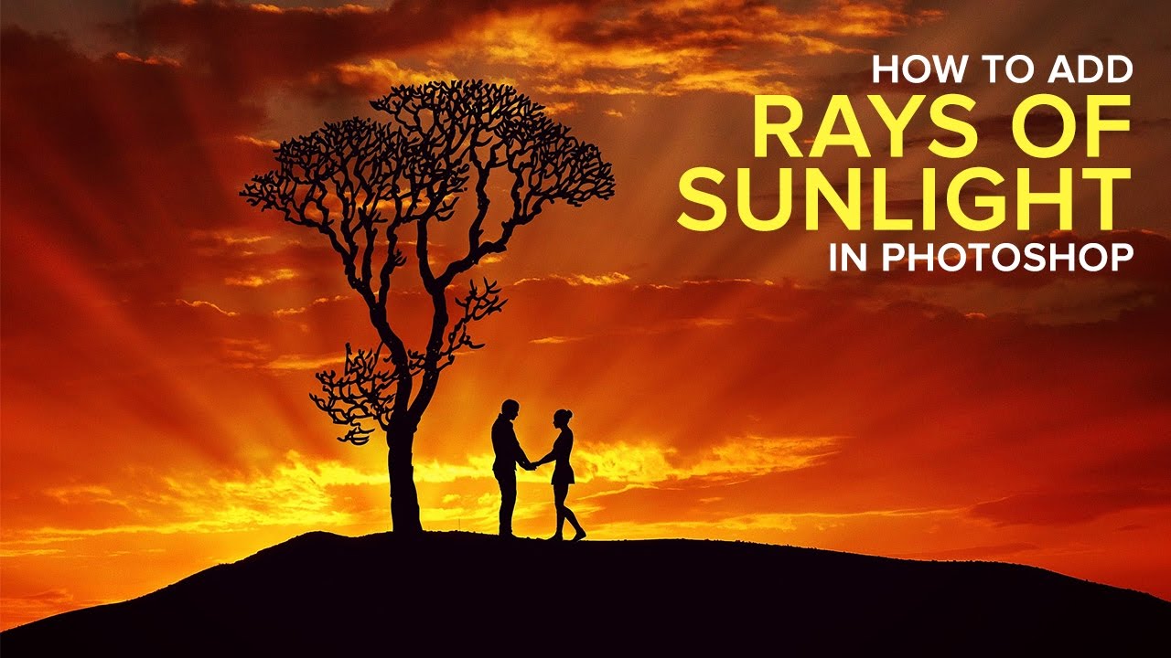 How to Add Rays Of Sunlight to a Photo in Photoshop - YouTube