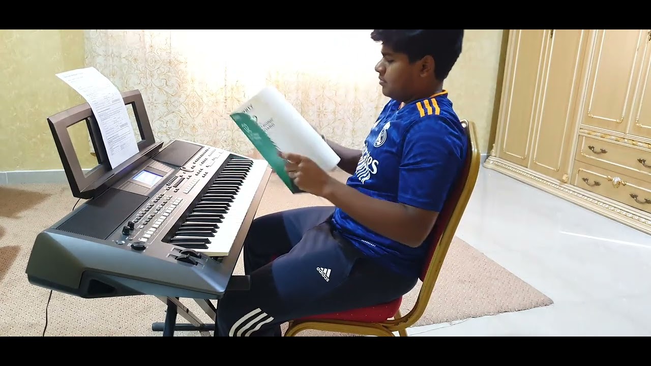 Trinity Digital Exam Grade 2nd Keyboard , performing by Devashish #trinityexams - YouTube