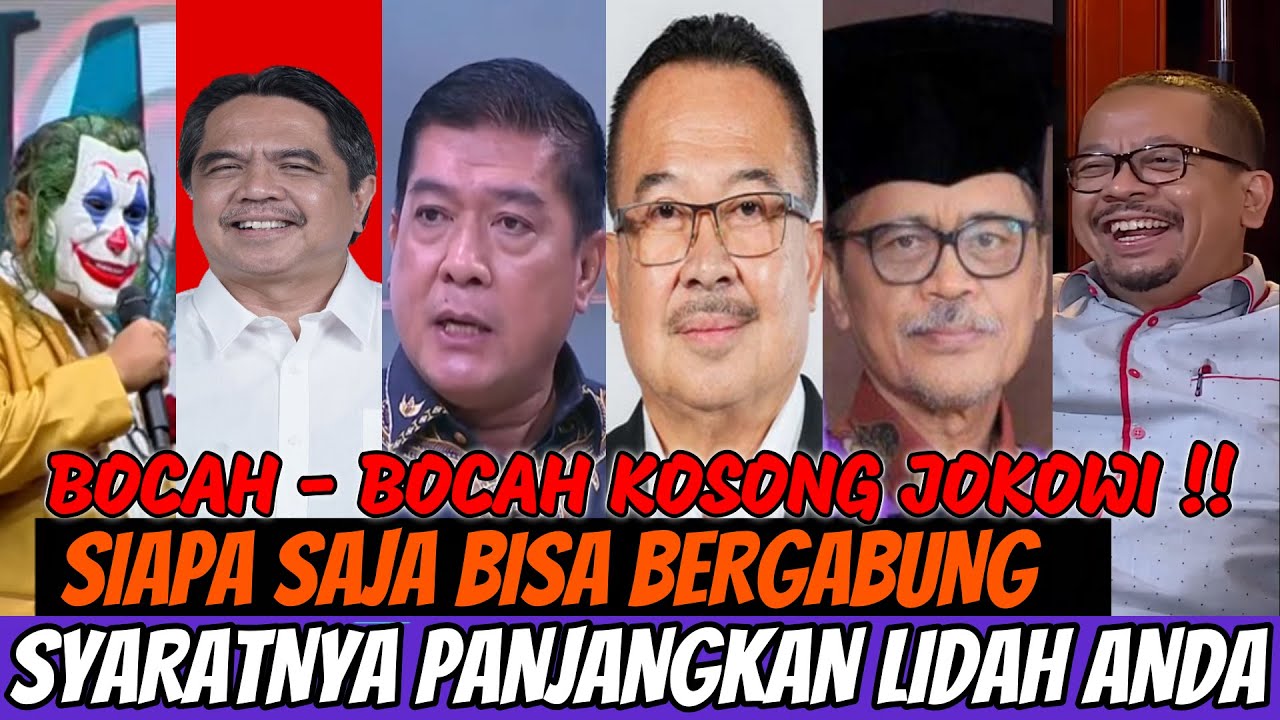 NGAKAK !! MOMEN KOSONG BOCAH - BOCAH KOSONG JOKOWI SELALU BICARA OMONG KOSONG DI TV PART 2 - YouTube