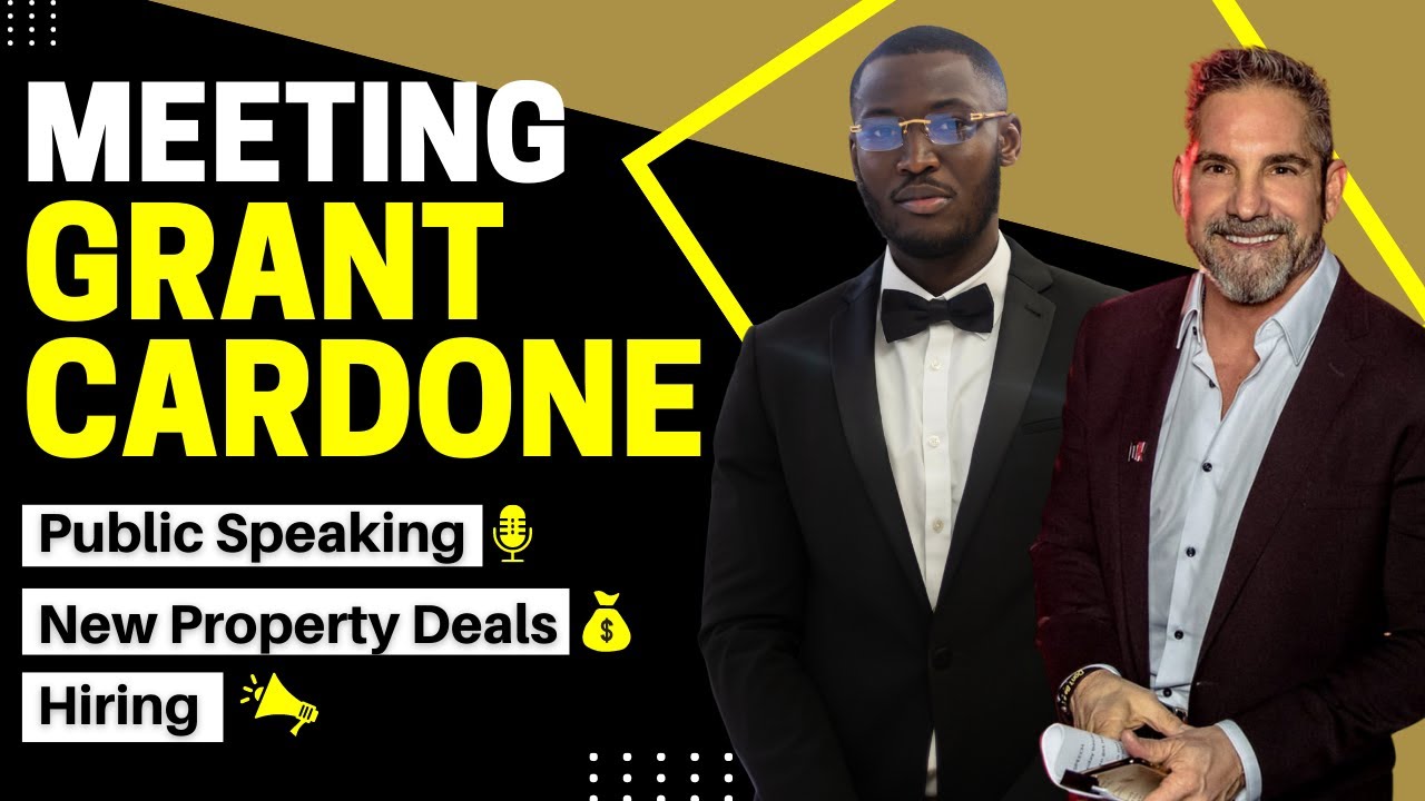 Update Video: Meeting Grant Cardone, Public speaking, New property ...