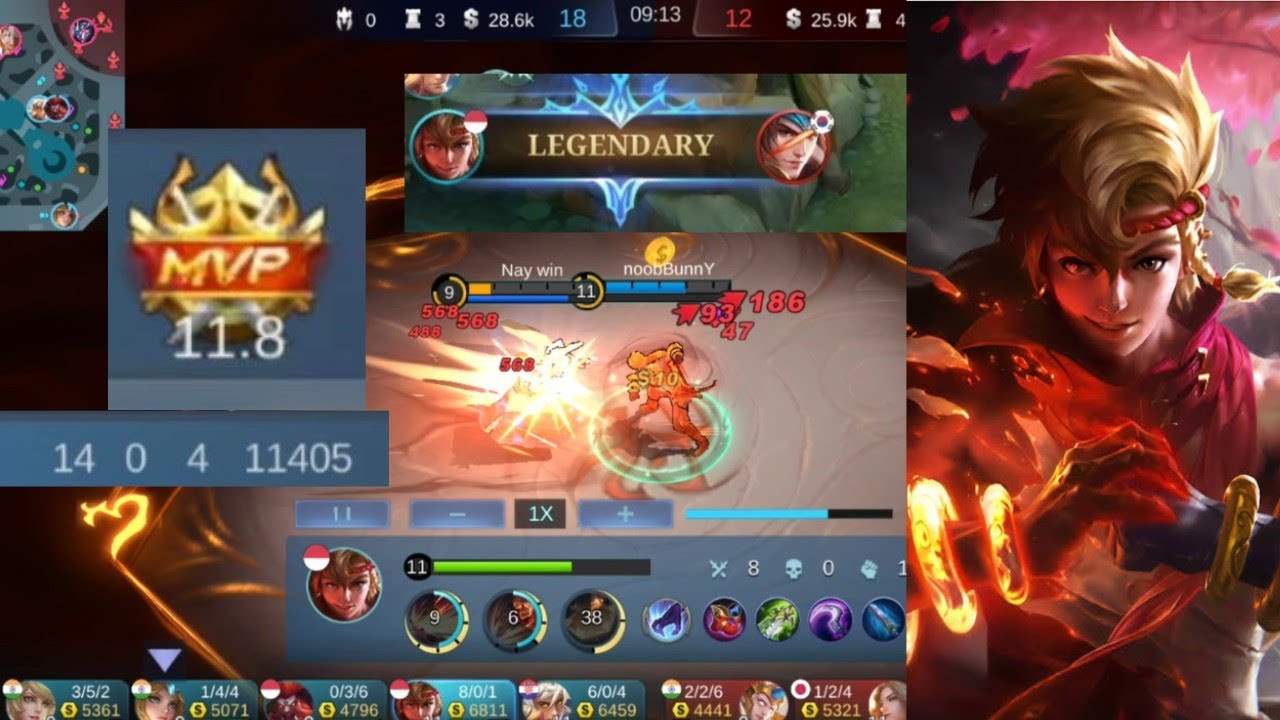 RANKED GAMEPLAY WITH YIN - YIN IS KILLING MACHINE 100% IMMORTAL BEST ...