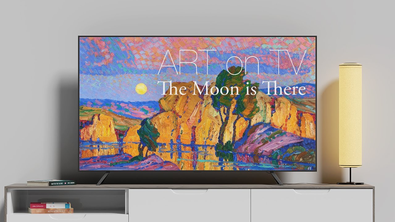 Art Screensaver for Your TV | The moon is there - YouTube