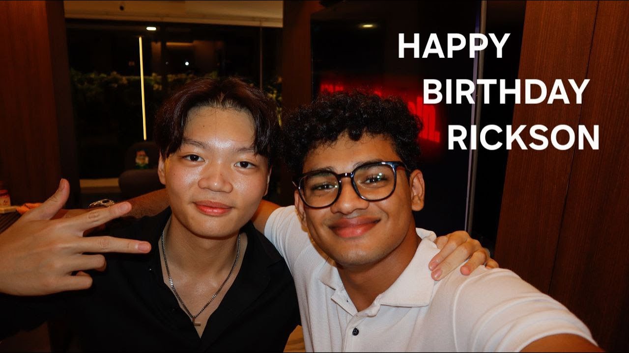 Rickson's birthday vlog - YouTube