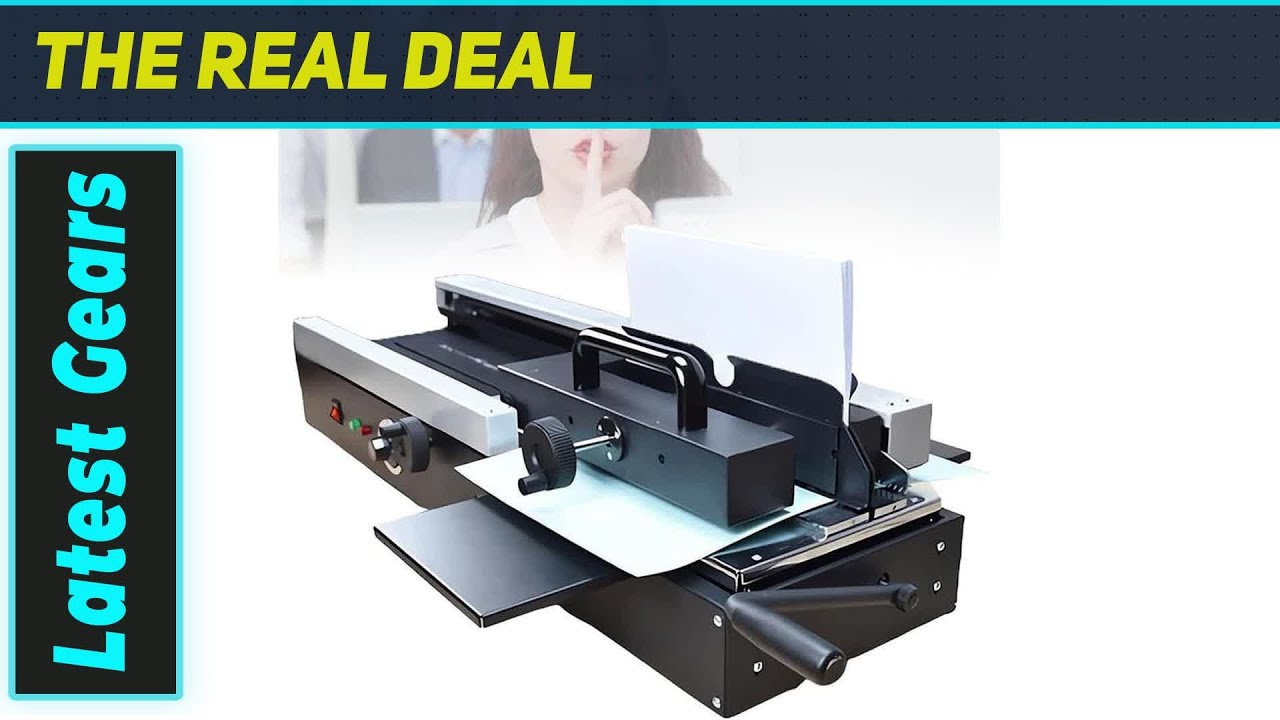 1200W Wireless Glue Book Binding Machine: The Ultimate Hot Melt Binder ...