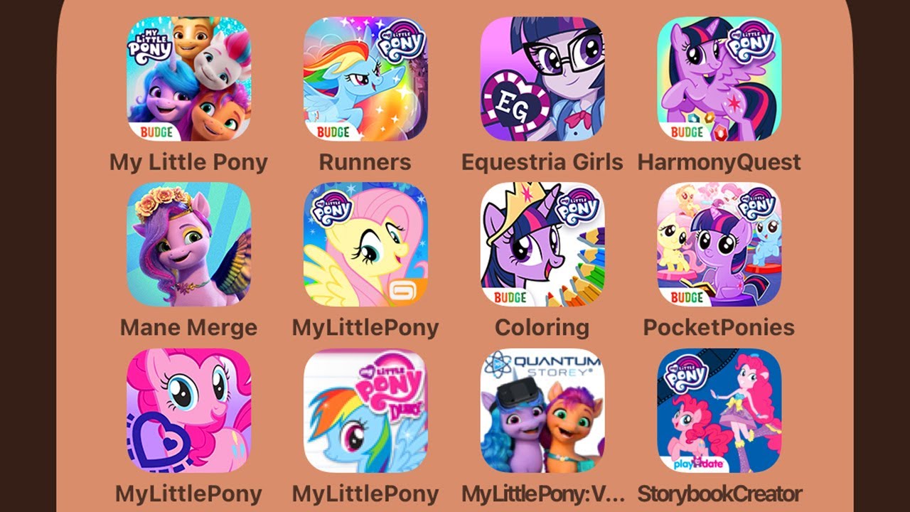 My Little Pony: World,My Little Pony: Rainbow Runners,Equestria Girls ...