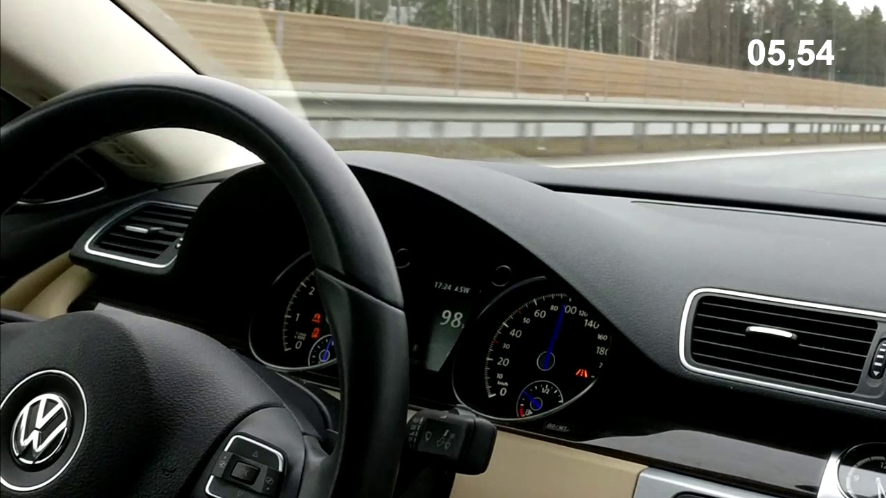 VW CC 3.6 220kw 4Motion DSG 2012 0-100km/h launch control - YouTube