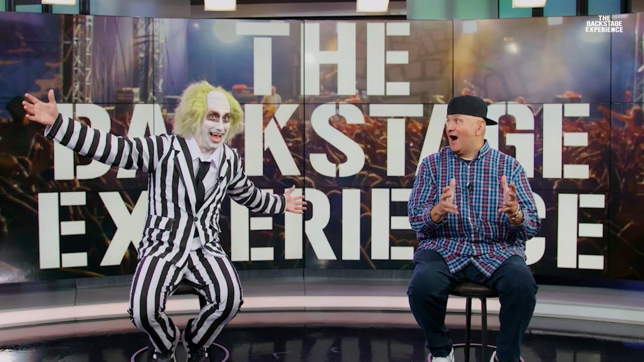 The Backstage Experience with BEETLEJUICE stars Michael Keaton, Jenna ...