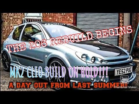 Max power 206.....the rebuild starts!!!! Plus A trip out from last summer!! - YouTube