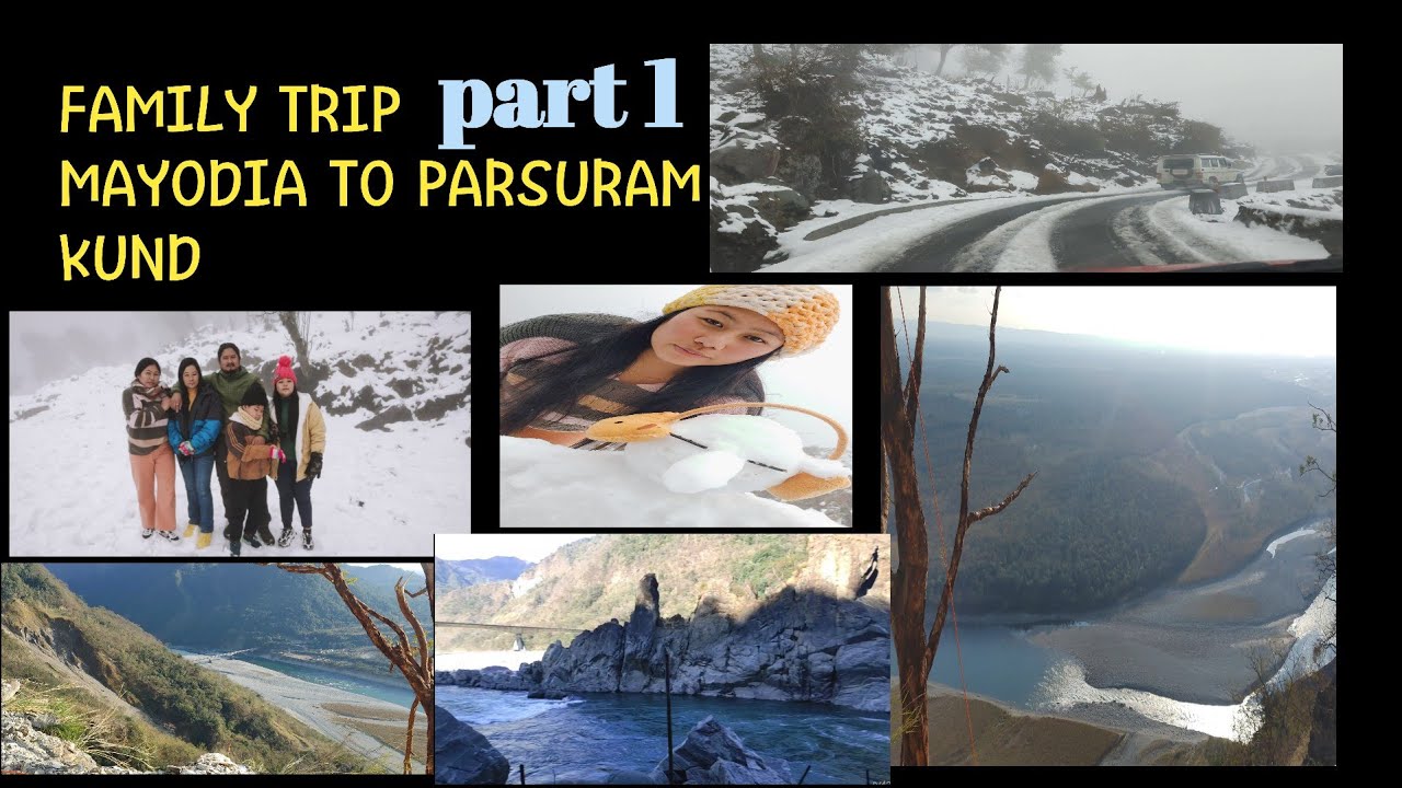 Family trip vlog 👨‍👩‍👧‍👦💃🗻Mayodia pass//Mayodia snowfall time// Mayodia ...