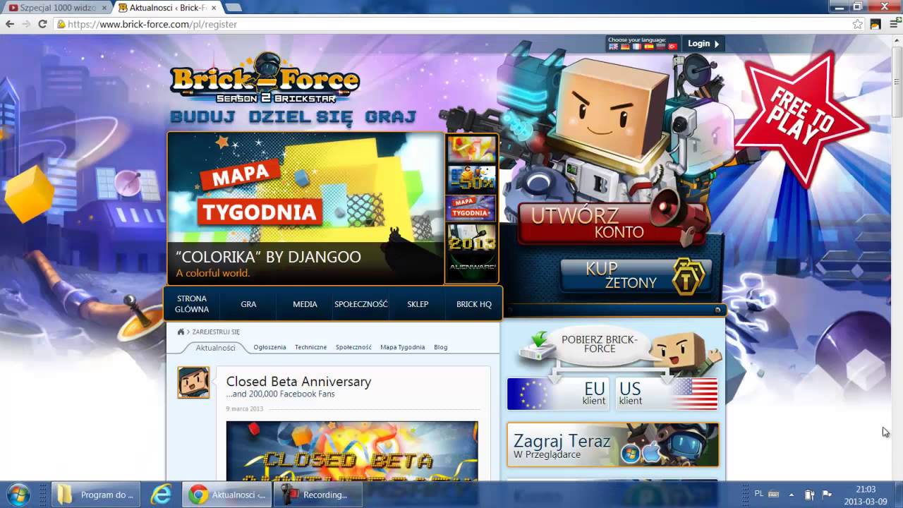 Jak pobrać Brick-Force - YouTube