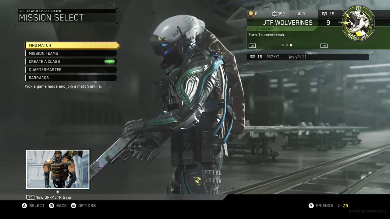 Call of Duty Infinite warfare multiplayer Menu Theme - YouTube
